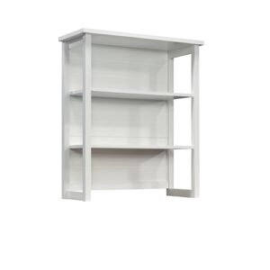 sauder cottage road library hutch, white finish