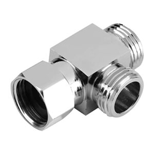 t adapter for toilet bidet,3 8 to 1 2 adapter plumbing,three way t adapter 1 2 inch toilet,chrome pipe fittings 3 way brass chrome diverter g1 2 t shape adapter value for shower arm mounted