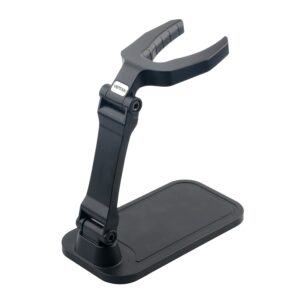 universal barcode scanner stand, vottan free-installed foldable barcode reader hodlder angle and height adjustable hands free scanner stand for supermarkets library store warehouse