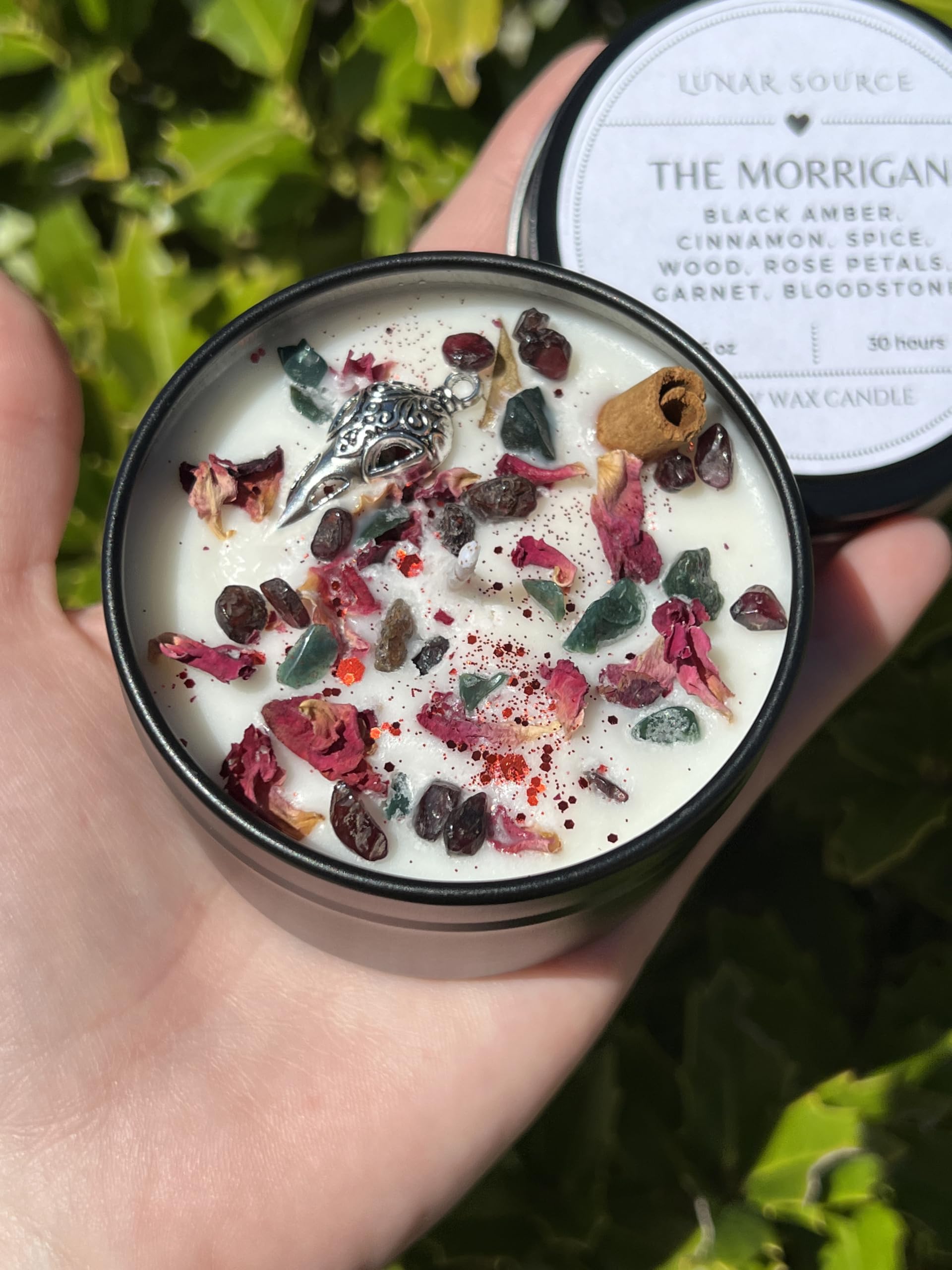 The Morrigan Ritual Candle | Phantom Goddess of War Witchcraft Altar Spell Magic Celtic Deity Gift Scented Intention Devotional Soy Candles