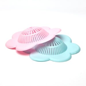 shower channel hair catcher,drain hair catcher,hair plug for shower drain,suitfor bathroom,bathtub,kitchen 2 pack