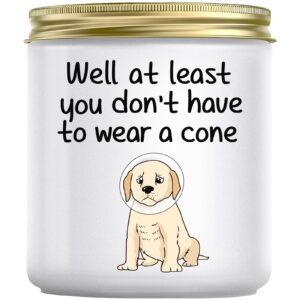 lacrima funny get well soon gifts for women men, get well gifts for women after surgery, after surgery recovery gifts, cancer gifts, feel better gifts for family friend, lavender candle