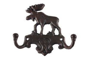 stelalloy decorative wall hook, wrought iron hooks, cast iron coat hooks, deer antler décor wall hook animal, rustic coat hooks, towel holder, key holder wall, pool towel rack, patio décor