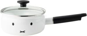 fuji horo mff-18s single handle pot, 7.1 inches (18 cm), miffy face