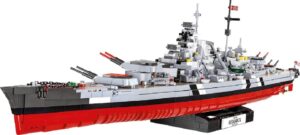 cobi historical collection world war ii battleship bismarck, white