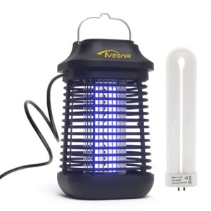 15w bug zapper, mosquito zapper fly zapper, electronic mosquito repellent to trap bug insect fly indoor outdoor, 15w bug light & extra 1 replacement lights