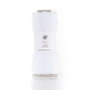 white sherpa fabric bundle by loops & threads®