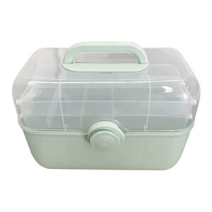 kichouse large capacity multi medicine organizer box lockable storage box for family use home medicine box with detachable tray for emergency supplies