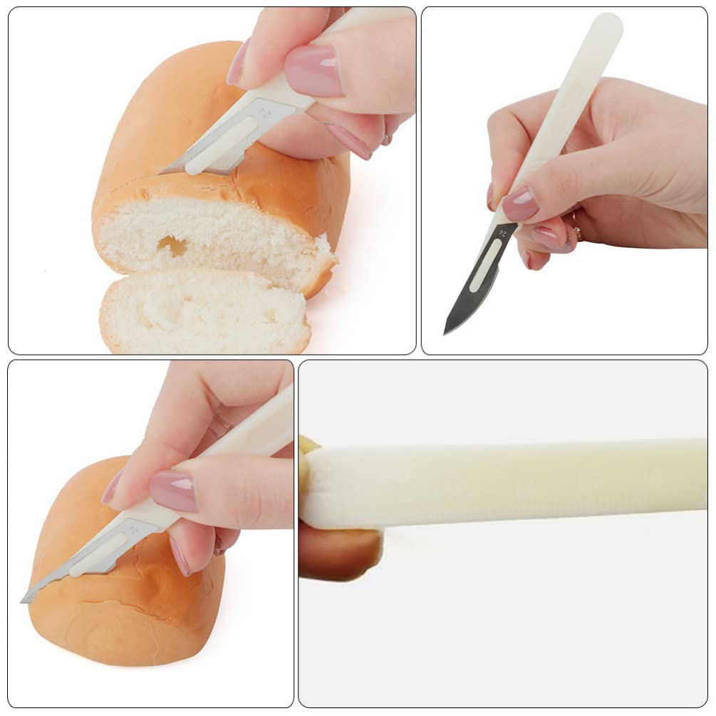 3pcs Bakers Lame Bread Score Tool Curve Bread Knife Dough Scoring Bread Slicer Tool with Handle Baking French Cutter For Bread Baker