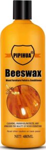 pipihua beeswax furniture wood polish & conditioner-wood seasoning beeswax oil for wood cleaner and polish furniture, 16.23 fl oz