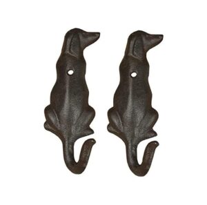 kassbest retro creative wall hooks dog styling shape cast iron coat hooks coat hooks hat hooks coat hooks wall mounted door hooks decor hooks 2 pack