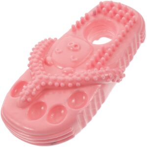 popetpop dog chew slipper shoe shaped for teething puppies molar teeth cleaning chew activity