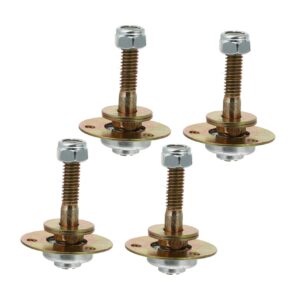 housoutil 4pcs rocking chair bearing rocker glider furniture bolts machine screws rocking chair part office chair bolts rocking chair connecting piece furniture connecting fittings leveling