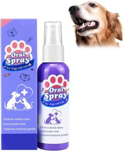 petry oral spray, petry teeth cleaning spray for dogs & cats, pet breath freshener spray care cleaner 60ml, pet oral spray clean teeth, dog and cat natural breath freshener