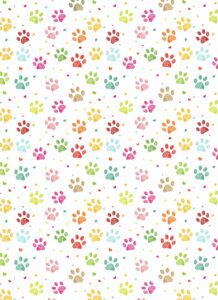 arkamii premium wrapping paper set of 4 sheets size 34 x 25 inch cute pet child (18-8681)