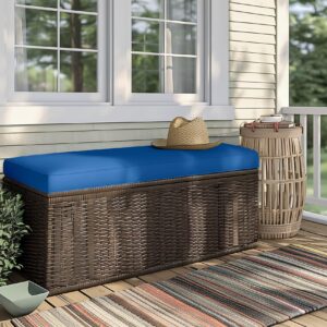 ROFIELTY Outdoor Bench Cushions.42x16 Inch Patio Furniture Cushions Seat Cushion/Back Cushion Dual Purpose,Outdoor Loveseat Cushions for Patio Garden Outdoor Benches (42x16, Basalt)