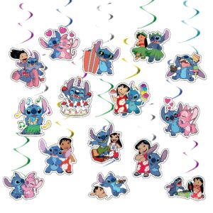 gkszajo 30pcs birthday decorations hanging swirls for birthday party supplies