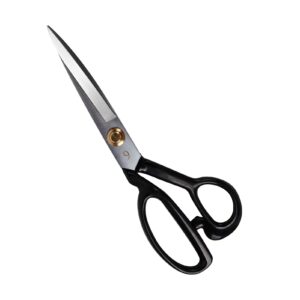 kearing 12 inch heavy duty fabric scissors, professional tailor shears for precision cutting of leather, denim, and multi-layer fabrics for sewing, dressmaking, cutting - 1 lb - right-handed