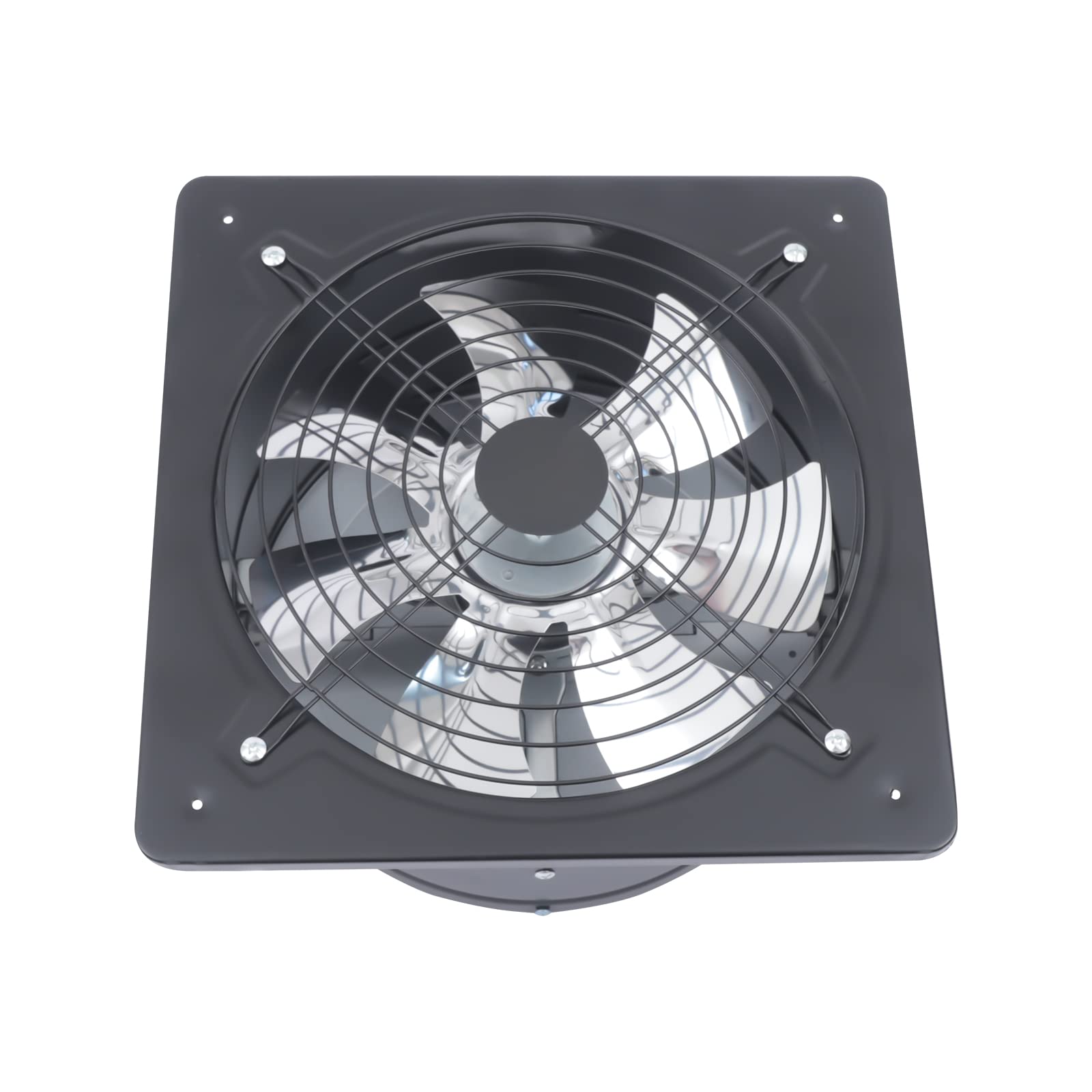 TBVECHI 12Inch Duct Exhaust Fan 201 Stainless Steel Bathroom Fan Wall 125W 2800r/min Ventilation Fan for Bathroom and Kitchen Extractor Fan for Indoor Use Exhaust Air Fan