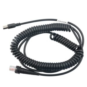 usb barcode scanner cable for honeywell 1900g 1200g 1400g barcode scanner (5m/16.4ft usb port coiled)