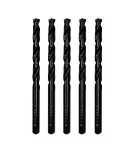 delitongude 9/32 inch hss m35 cobalt twist drill bits,high speed steel,pack of 5,suitable for steels,cast iron,stainless steels and other hardmetals(9/32inch)