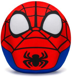 hevano 13.5 inch spider plush pillow, super soft spider plushies stuffed animal toys for kids adults movie fans, birthday gift children's day, red