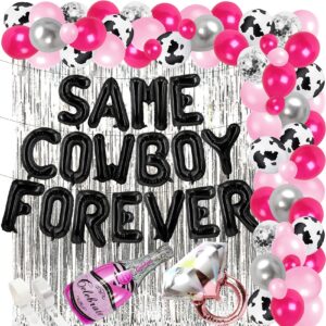 disco cowgirl bachelorette party decorations supplies same cowboy forever bridal shower decor bride balloons western bachelorette decorations bride to be bachelorette balloons naughty nashville