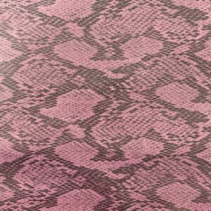 fashion fabrics llc pink piuma snakeskin apparel crafting vinyl fabric - sold by the yard