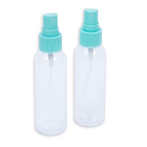 craftelier - set of 2 spray bottles or sprayers | perfect accessory to apply inks or paints in scrapbooking and craft projects | measures 12,8 x 3,3 cm - transparent colour