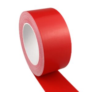 zellykool multi-purpose duct tape 2 inch x 33 yards, heavy duty, waterproof, great for repairs, packaging, arts crafts and diy projects (red)