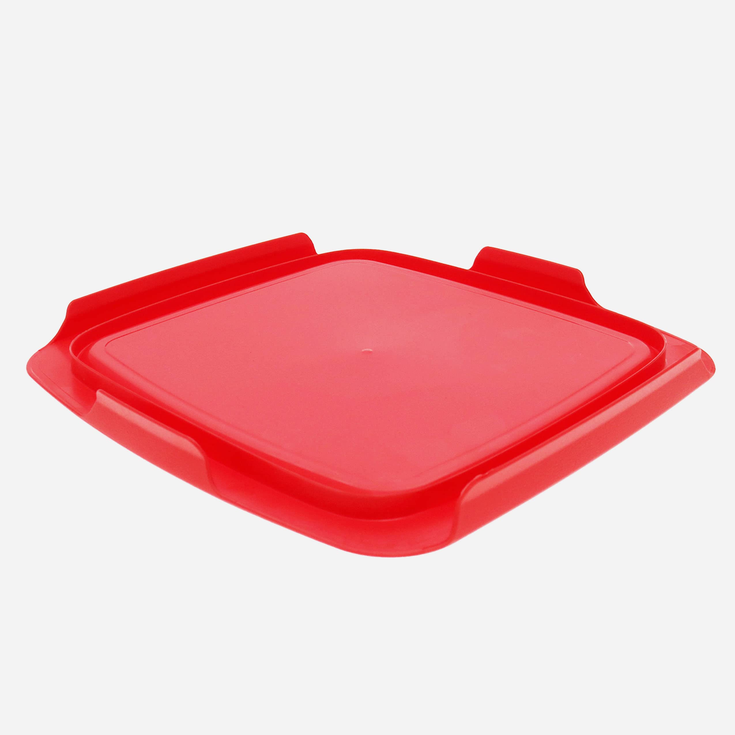 Pyrex C-222-PC 2qt and C-233-PC 3qt Red Easy Grab Plastic Replacement Lids, Made in the USA