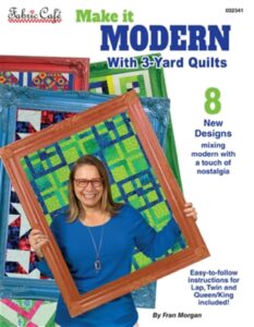 fabric café make it modern with 3-yard quilts notion, white