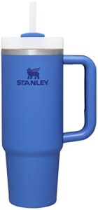 stanley quencher h2.0 flowstate stainless steel vacuum insulated tumbler with lid and straw for water, iced tea or coffee, smoothie and more, iris, 30 oz