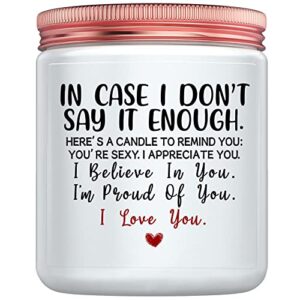 gifts for her girlfriend anniversary i love you gifts for him birthday mothers father's day christmas valentine's day gifts for wife from husband boyfriend romantic engagement candle