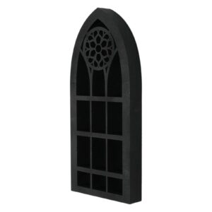 gralara wall display shelf modern church window design stones holder wall hanging shelves for kitchen bathroom office gothic room decoration bedroom