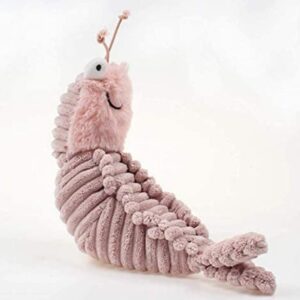 EPRHAY 22cm Lovely PIPI Shrimp Plush Toy, Lobster Plush, Marine Animal Stuffed Doll, Gift Decoration Cute Pillow Kawaii Pink