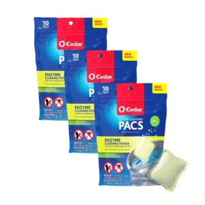 o-cedar floor cleaning 30ct pacs citrus scent 10ct (3-packs)