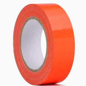 welstik professional grade tape duct tape, waterproof duct cloth fabric,duct tape for photographers,repairs, diy, crafts, indoor outdoor use,3/4 inch x 10 yards, orange