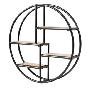 overstock wall mounted circular shelf round wall hanging 4tier shelves