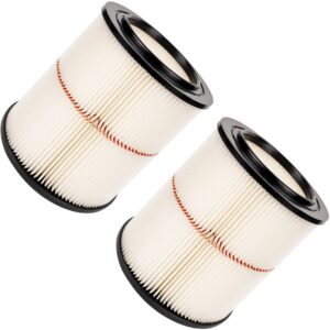 ultra-durable replacement 9-17816 vacuum filter for craftsman 17816 9-17816 wet/dry air filter replacement part fit 5 6 8 12 16 32 gallon vacuum cleaner by bluestars - pack of 2