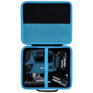 khanka hard case replacement for makita xvj03z 18v lxt lithium-ion cordless jig saw, case only