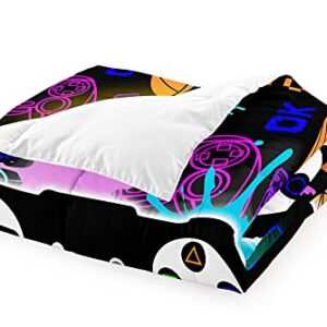 Gamer Bedding Gaming Comforter Sets for Boys Twin Bed Comforter Sets for Boys Kids Bedding Sets for Boys Gamer Bedding Sets for Boys 1 Comforter with 1 Pillowcase