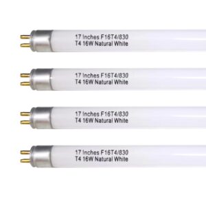 celiwace 17 inch t4 16w fluorescent bulb for westek 20125 fa200wbc 16 watt t4 warm white, furnlite fc-952 t4 light bulb g5 base 3000k