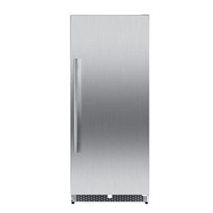 forno cologne column 30" inch upright refrigerator with 14.6 cu.ft. total capacity - stainless steel freestanding no frost counter depth fridge with pro-style handle and led display