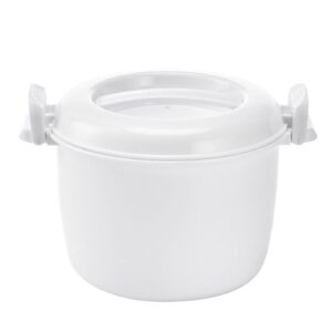 doitool microwave rice cooker - mini rice cooker for microwave oven - microwave steamer rice cooker small rice maker for pasta, chicken, bacon, vegetables