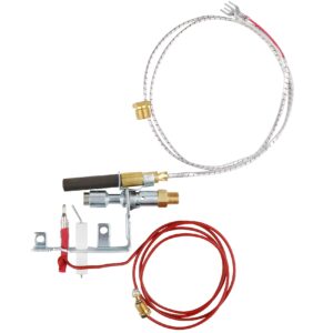 aowoil 14d0473 gas fireplace pilot,ods pilot assembly with new thermocouple for vent-free gas fireplaces, compatible with lexington forge, majestic, martin, and monessen gas stoves and gas log sets