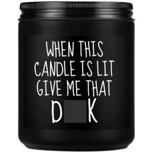 funny gifts for men - gifts for him - birthday gifts for men, him, husband, boyfriend, new couple gifts, fathers & valentines day gifts, christmas gifts - scented candles