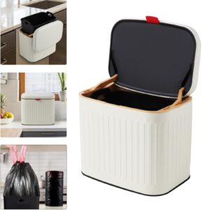 kitchen compost bin hanging trash can with lid detachable compost bin stainless steel trash can small compost bin countertop mount kitchen food waste bin garbage can for cabinet, under sink, bathroom