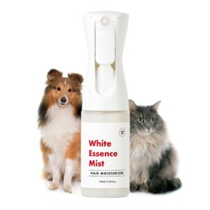 jayu pet white essence mist - dog itch relief, hypoallergenic soothing spray, dandruff & dry skin spray (170ml, 5.8fl oz)