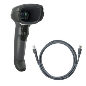 zebra ds4608-sr standard range 1d 2d handheld wired usb barcode scanner, qr imager corded screen code reader for pos system - jttands